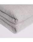 Teddy Fleece Throw - Silver Grey