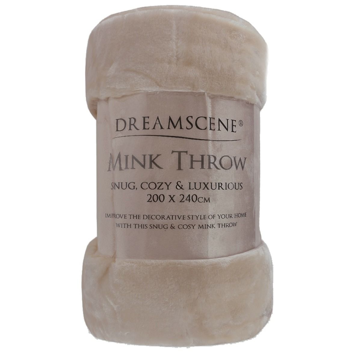 Faux Fur Mink Throw - Mink