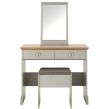 Kendal Dressing Table With Stool - Grey