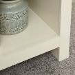 Lancaster Side Table With Shelf - Cream