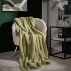 Teddy Fleece Throw - Charcoal Grey