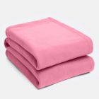 Dreamscene Plain Fleece Throw - Fuchsia