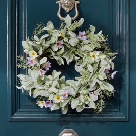 OHS Spring Blossom Wreath, Green - 50cm