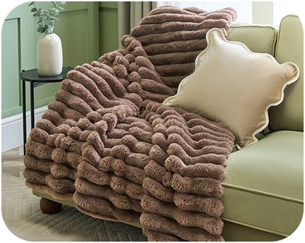 OHS Claude The Croissant Cuddle Cushion - Brown