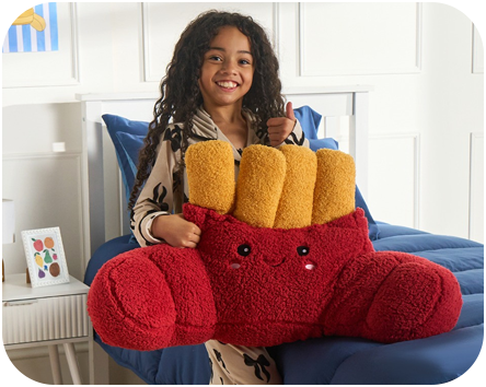 OHS Teddy Cuddle Cushion - Grey